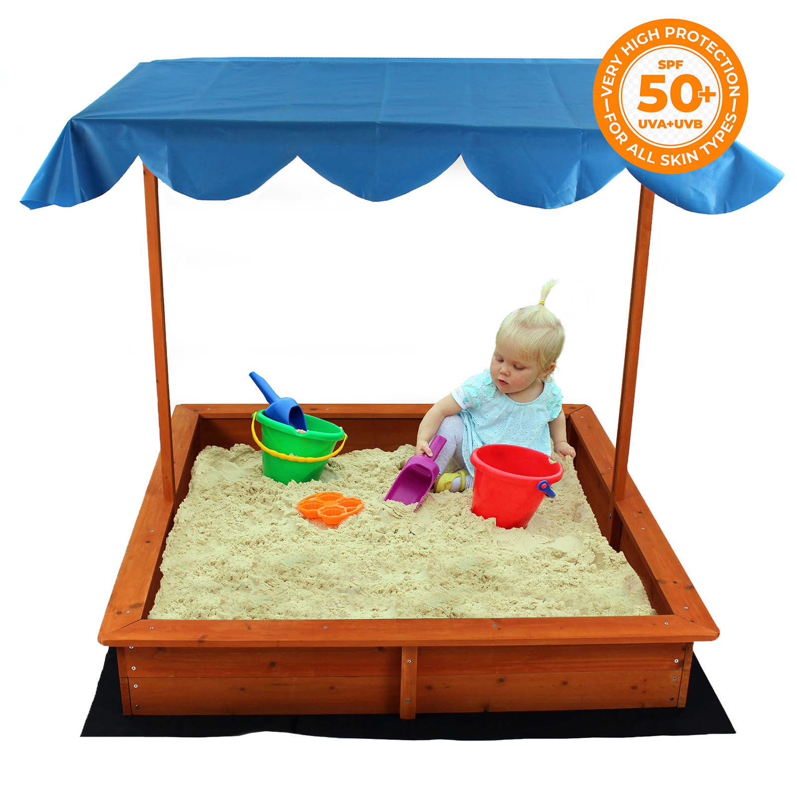 Wooden Play Pit with Sunshade 21967 - Welcome to Actiasgear