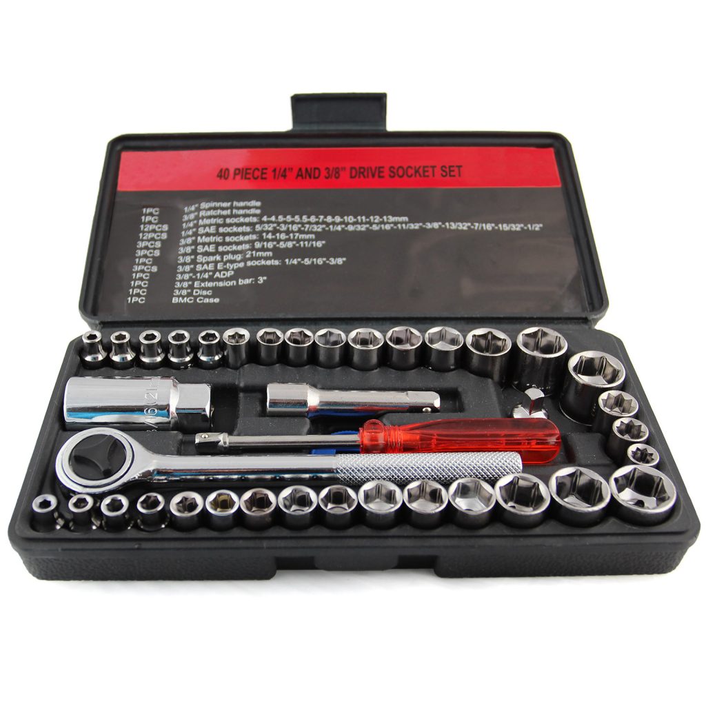 40pc ¼in and 3/8in Drive Socket Set 67133 - Welcome to Actiasgear