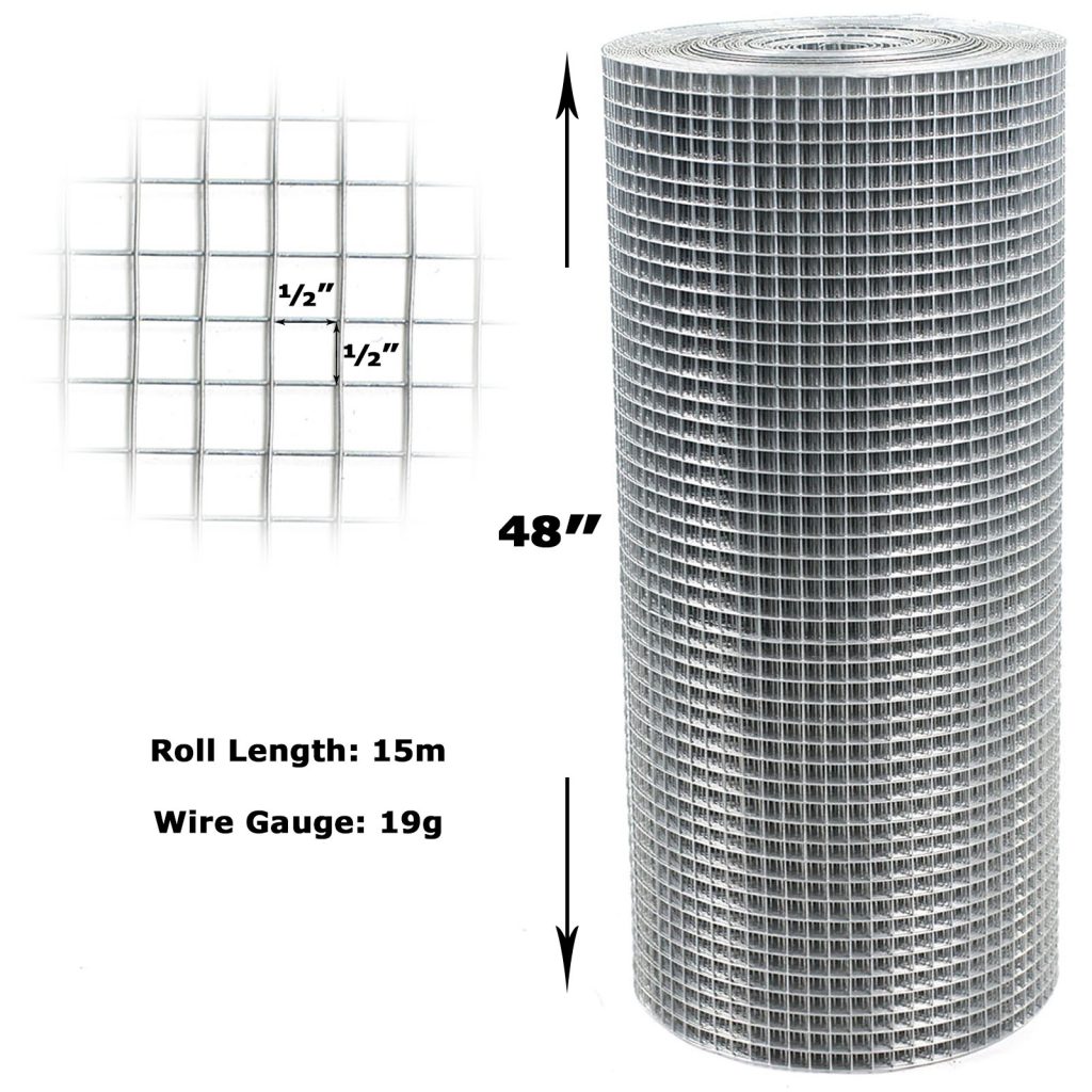 ½in Welded Wire Mesh 15m 19 Gauge - Welcome to Actiasgear