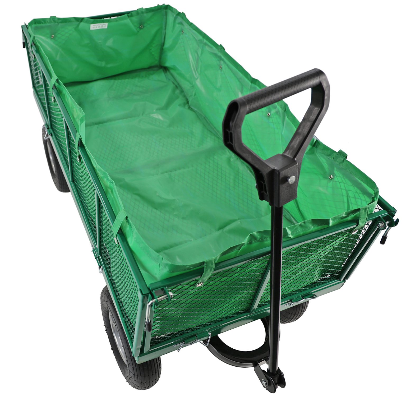 Heavy Duty Garden Cart - 500kg Load w/Folding Sides (FED23255)